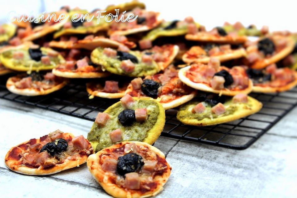 Minis pizzas 100% homemade – Cuisine en Folie