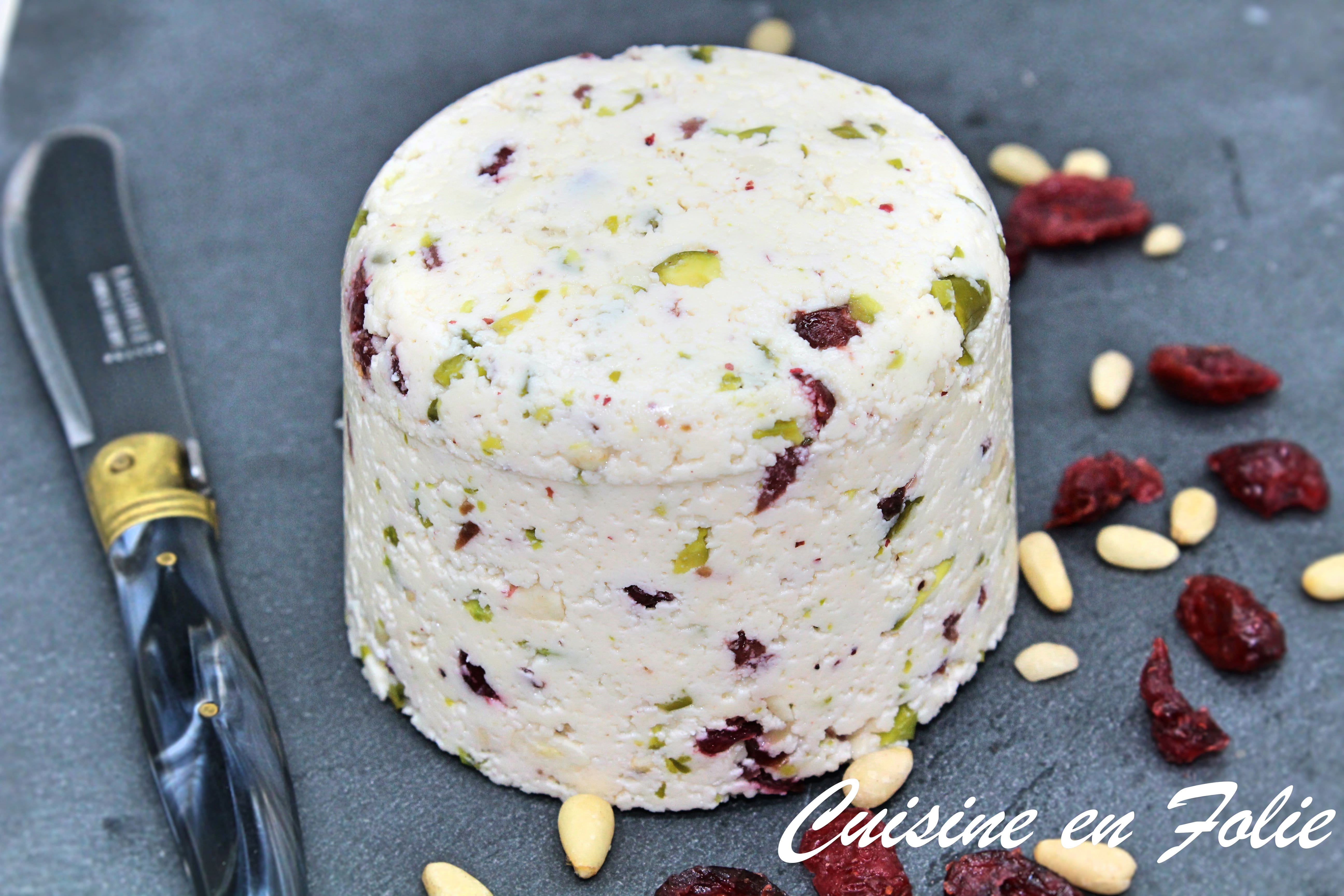 Fromage frais pistache et craneberries – Cuisine en Folie